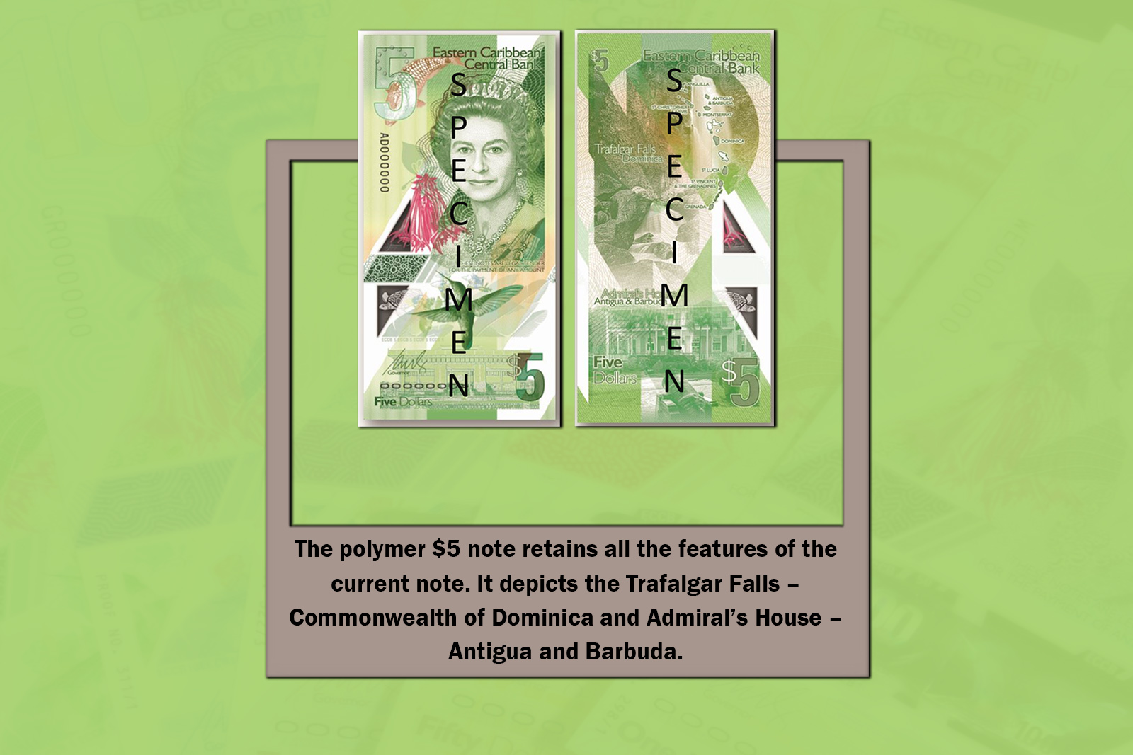 Design of Notes - Eastern Caribbean Central Bank