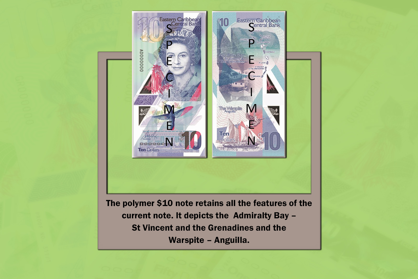 Design of Notes - Eastern Caribbean Central Bank