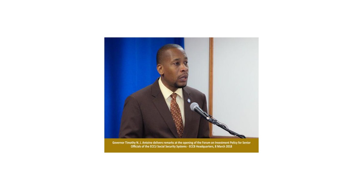 Governor Antoine Gives ECCB’s Commitment to Work with ECCU Social ...