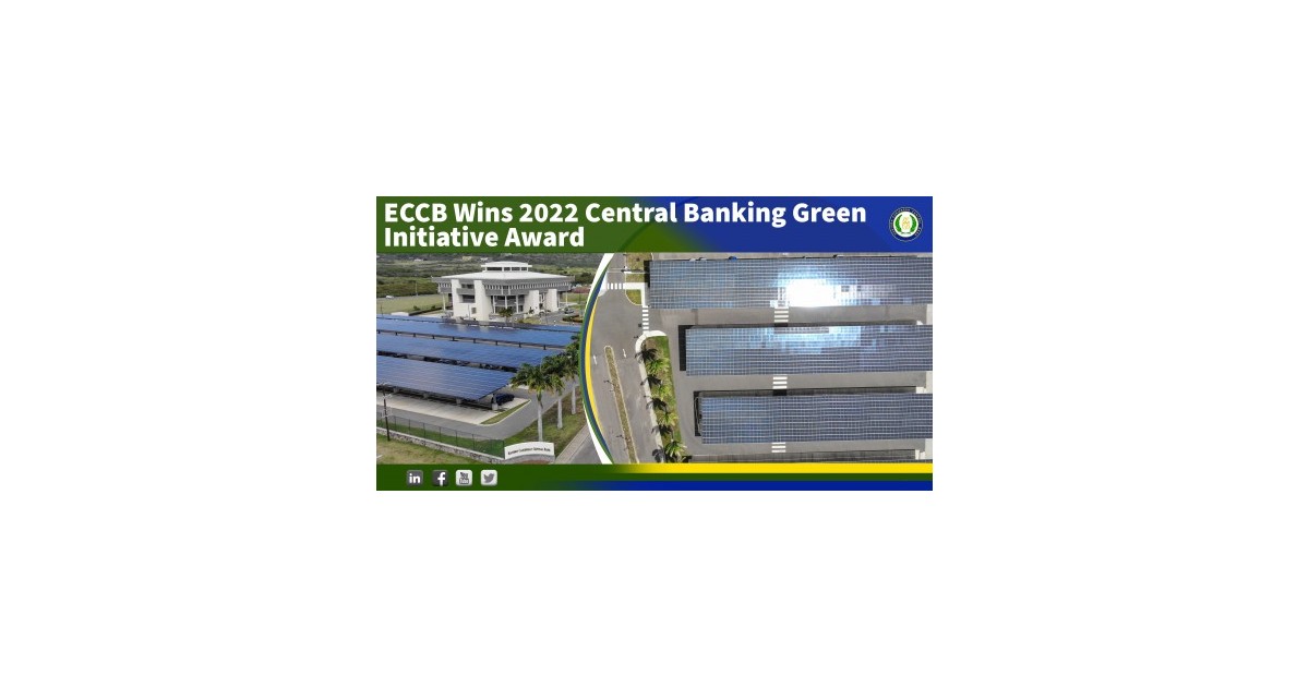 ECCB Wins 2022 Central Banking Green Initiative Award
