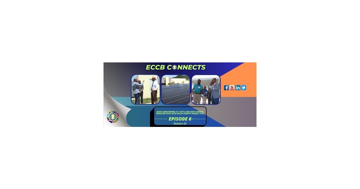 St Christopher (St Kitts) and Nevis’ Minister of Energy and Delegation Visit ECCB’s Greening Project