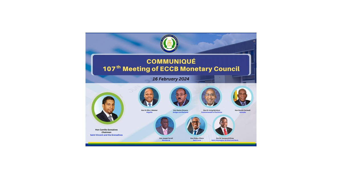 Communique of the 107th Meeting of the ECCB Monetary Council