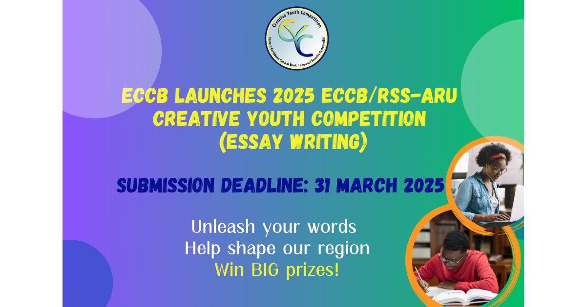 ECCB Launches 2025 ECCB/RSS-ARU Creative Youth Competition