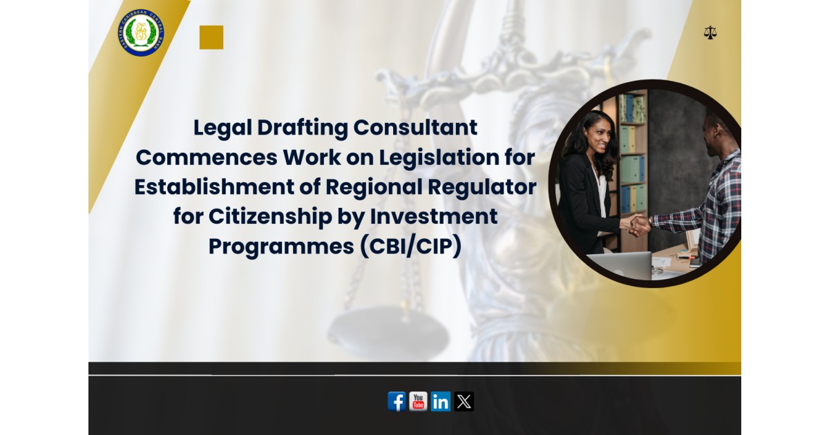 Legal Drafting Consultant Commences Work on Legislation for ...