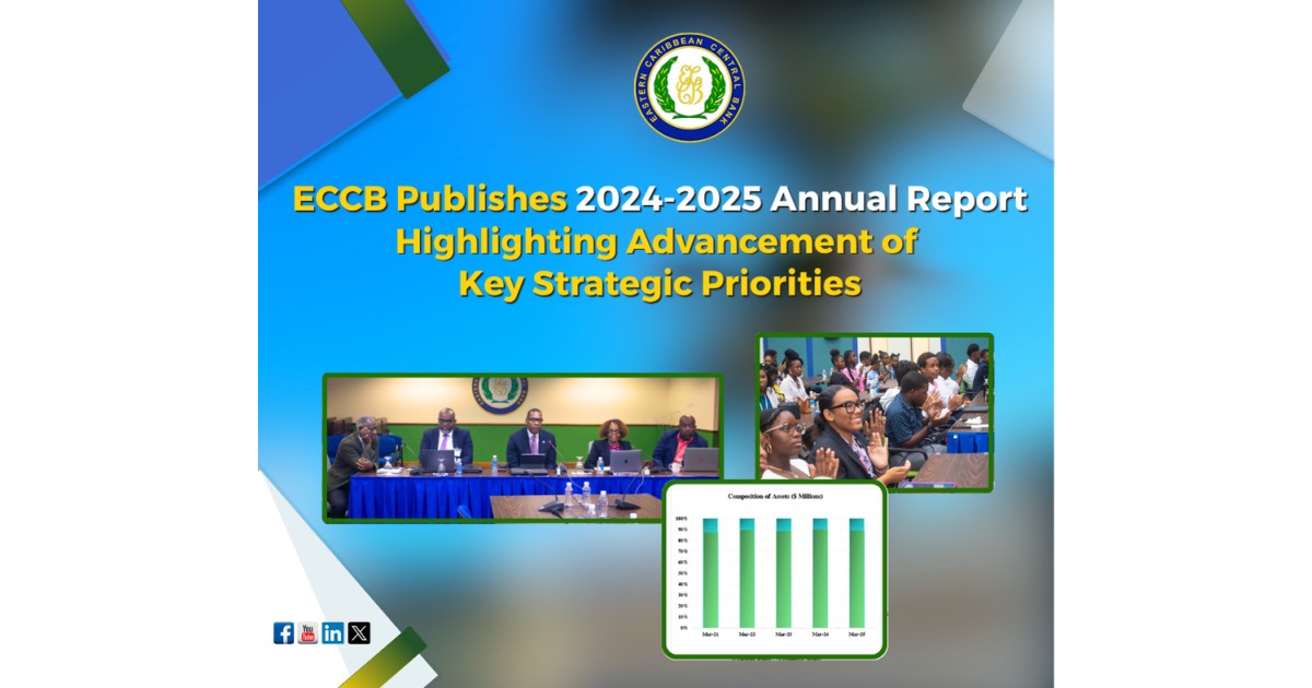 ECCB Publishes 2024-2025 Annual Report Highlighting the Advancement of Key Strategic Priorities