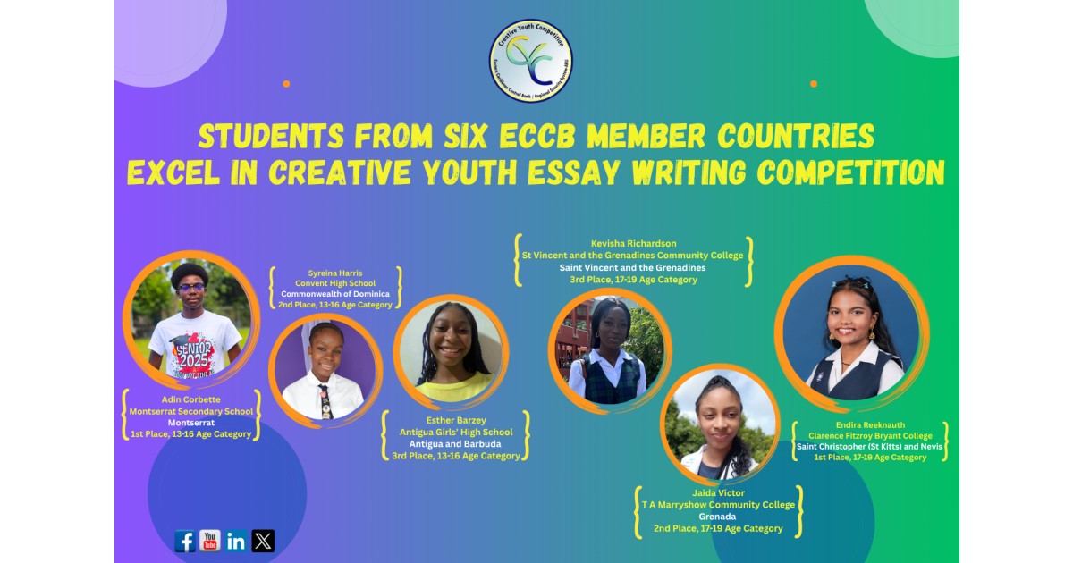Students from Six ECCB Member Countries Excel in Creative Youth Essay ...